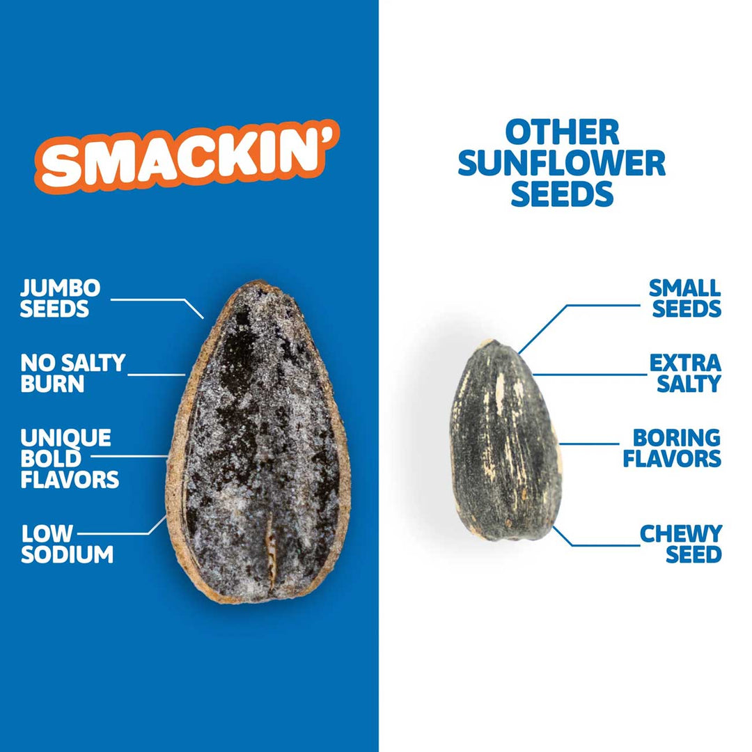 Smackin Sunflower Seeds 4oz Bag – Home Run Sports