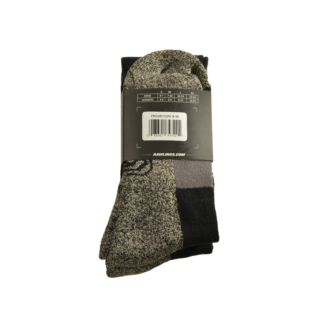 Rawlings 2-Pack Arch Support Socks – Home Run Sports
